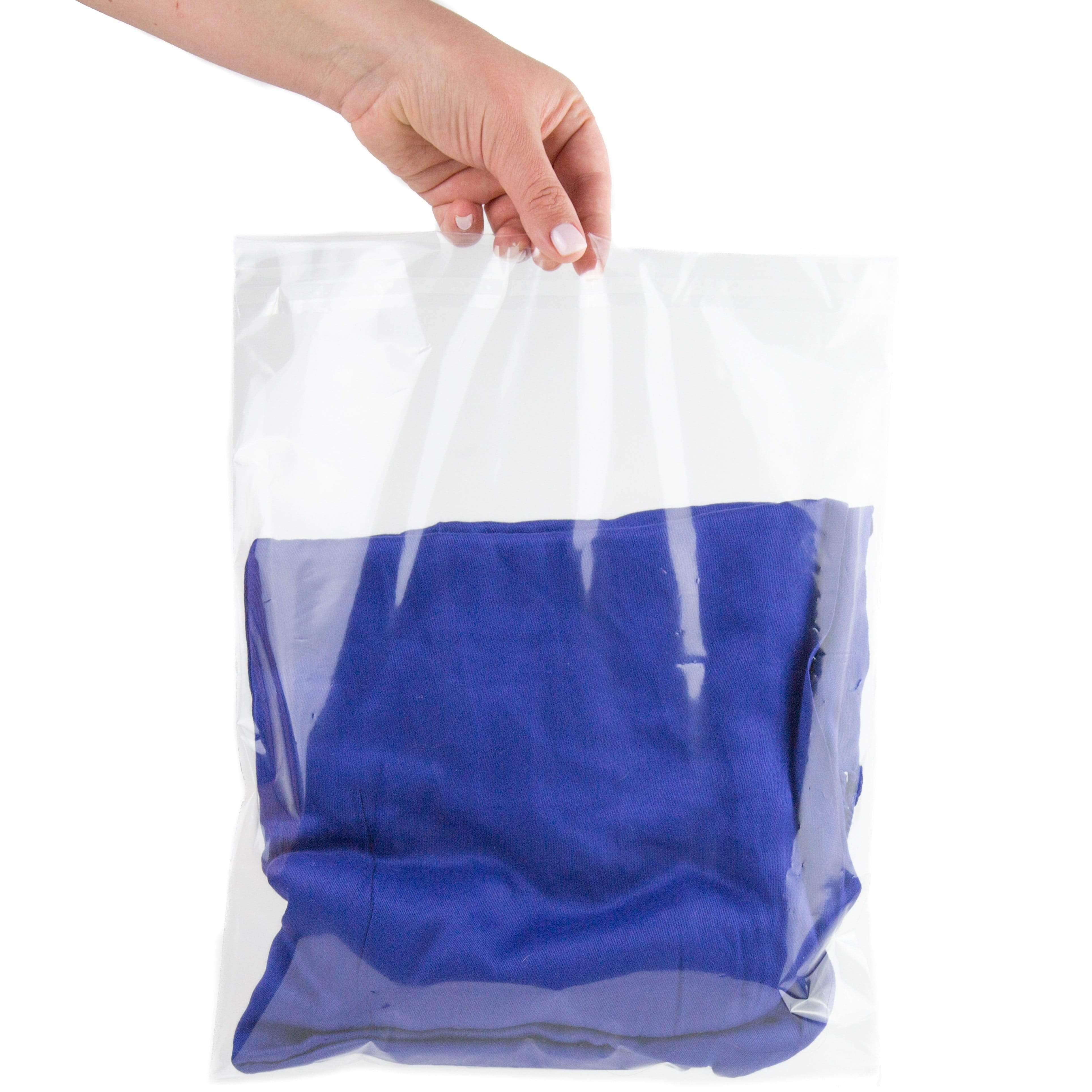 Poly Bags Size Combo Pack with Suffocation Warning by Retail Supply Co