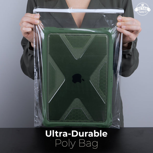 Poly Bags - Suffocation Warning - Self Seal - 11x14"